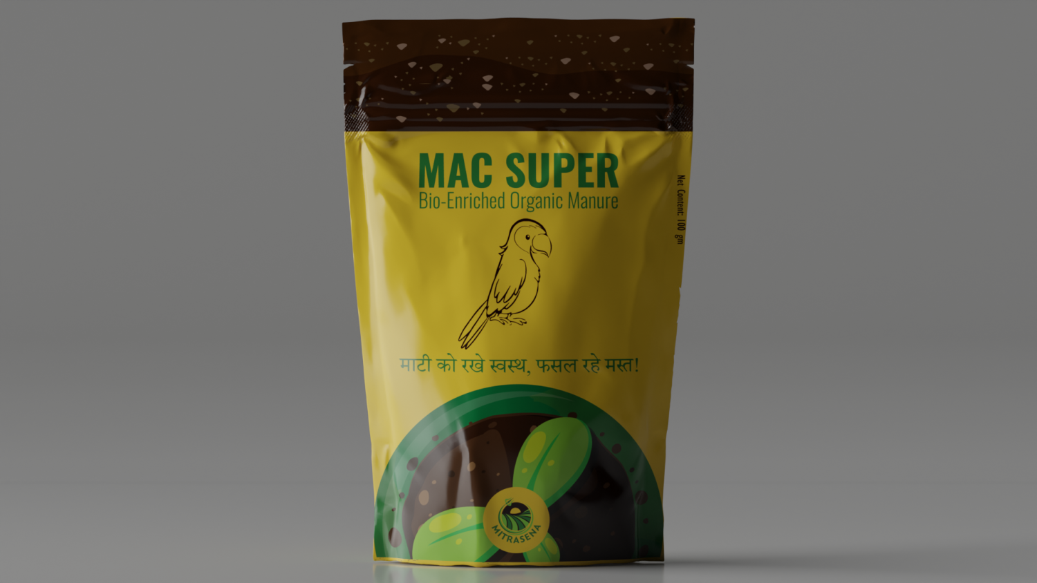 Mac Super (100g) - Bio-Enriched Organic Manure For Plant